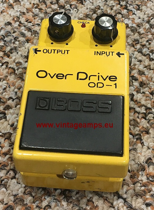 1978 Boss OD-1 Overdrive Japan 14-pin Version | Efekty | vintageamps.eu